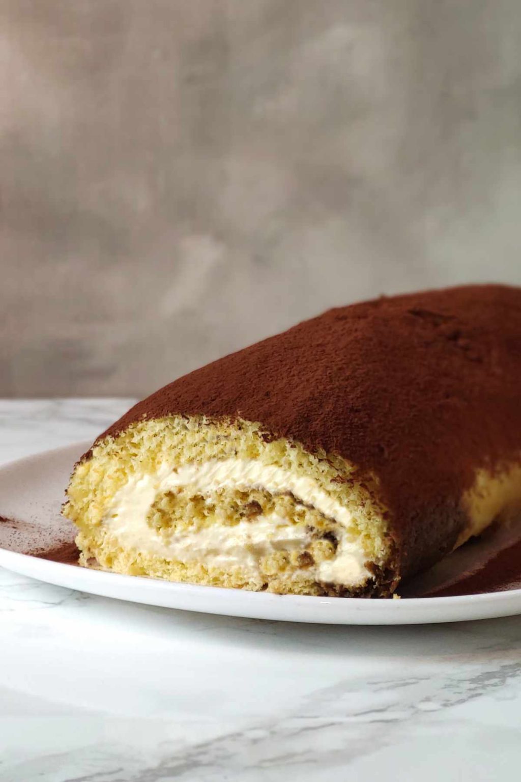 Creamy Tiramisu Cake Roll Recipe - Recipes from Italy