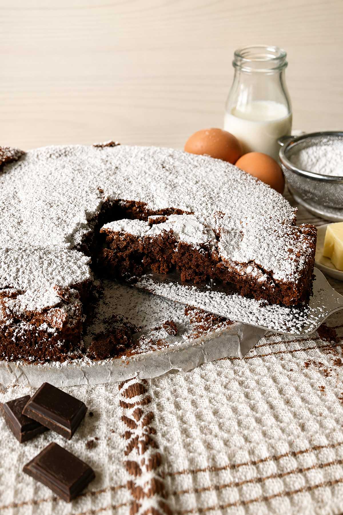 Torta Tenerina Recipe: Italian Chocolate Cake from Ferrara - Recipes ...