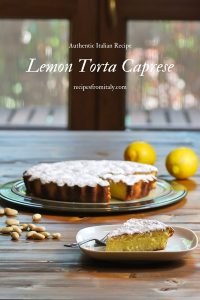 Caprese Bianca (Italian Lemon Torta Caprese) - Recipes from Italy