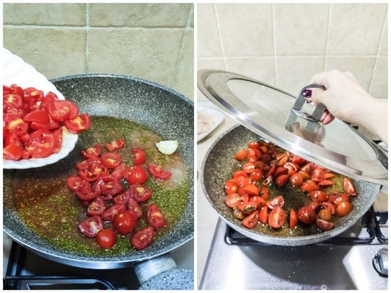 Monkfish Pasta Recipe with Cherry Tomatoes - Recipes from Italy