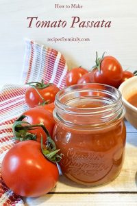 Tomato Passata Recipe (Passata di Pomodoro) - Recipes from Italy