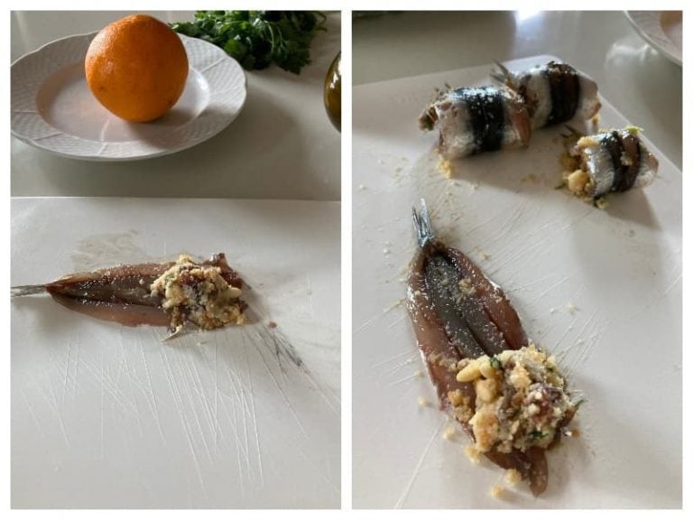 Sarde a Beccafico (Sicilian Stuffed Sardines) - Recipes from Italy