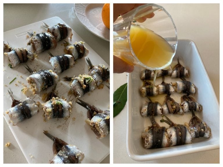 Sarde a Beccafico (Sicilian Stuffed Sardines) - Recipes from Italy