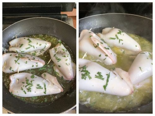 Italian Stuffed Calamari (Stuffed Squid Recipe)- Recipes from Italy