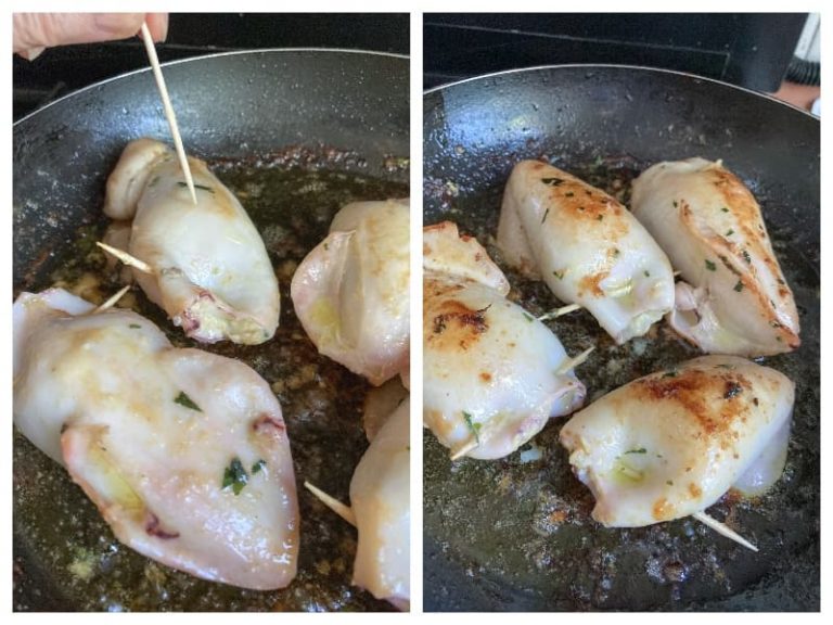 Italian Stuffed Calamari (Stuffed Squid Recipe)- Recipes from Italy