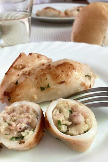 Italian Stuffed Calamari (Stuffed Squid Recipe)- Recipes from Italy