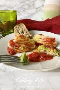 Italian Stuffed Cabbage Rolls Recipe- Recipes from Italy