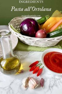 Pasta all'Ortolana (Italian Pasta with Vegetables) - Recipes from Italy