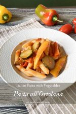 Pasta all'Ortolana (Italian Pasta with Vegetables) - Recipes from Italy