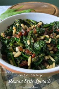 Spinaci alla Romana (Roman Style Spinach Recipe) - Recipes from Italy