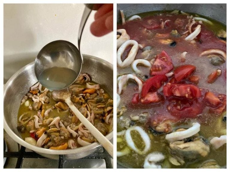 Spaghetti allo Scoglio (Italian Seafood Pasta Recipe) - Recipes from Italy