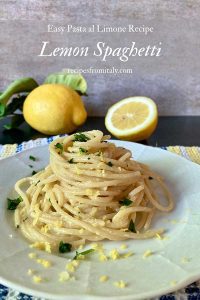 Spaghetti al Limone (Italian Lemon Spaghetti Recipe) - Recipes from Italy