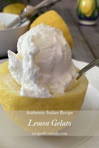 Homemade Lemon Gelato Recipe - Recipes from Italy
