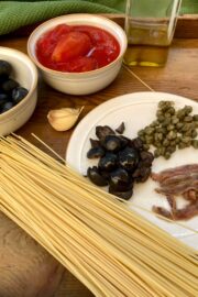 Authentic Italian Pasta Puttanesca Recipe - Recipes from Italy