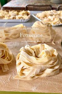 Fresh Fettuccine Pasta Recipe - Recipes from Italy