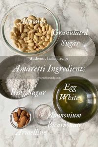 Italian Amaretti Cookies Recipe - Recipes from Italy