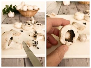 Italian Sausage Stuffed Mushrooms - Recipes from Italy