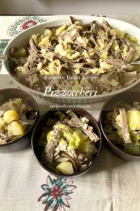 Pizzoccheri Recipe (Italian Buckwheat Pasta) - Recipes from Italy