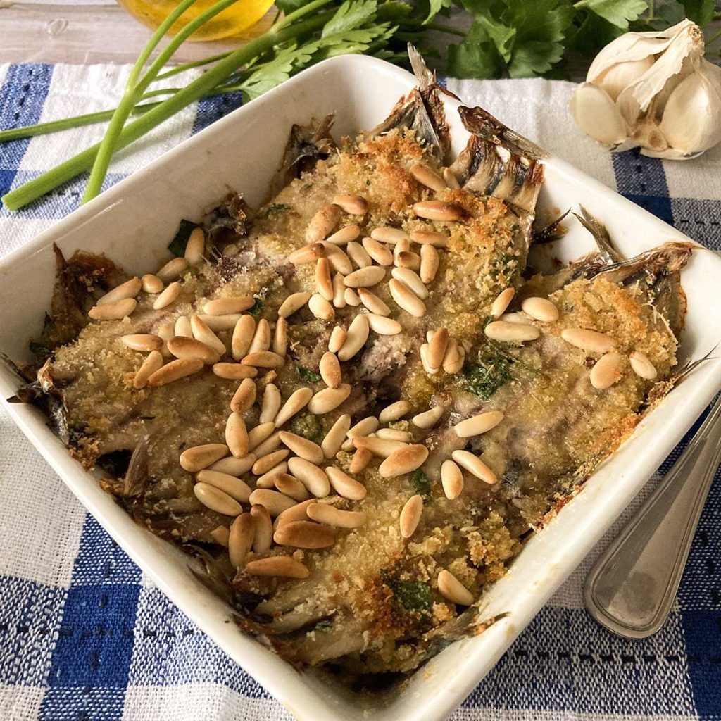 Easy Italian Baked Sardines (Sarde al Forno) - Recipes from Italy