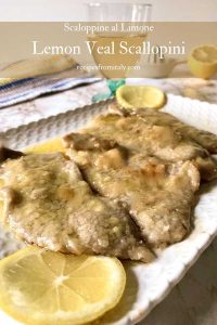 Scaloppine al Limone (Lemon Veal Scallopini Recipe) - Recipes from Italy