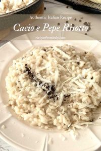 Easy Cacio e Pepe Risotto Recipe - Recipes from Italy