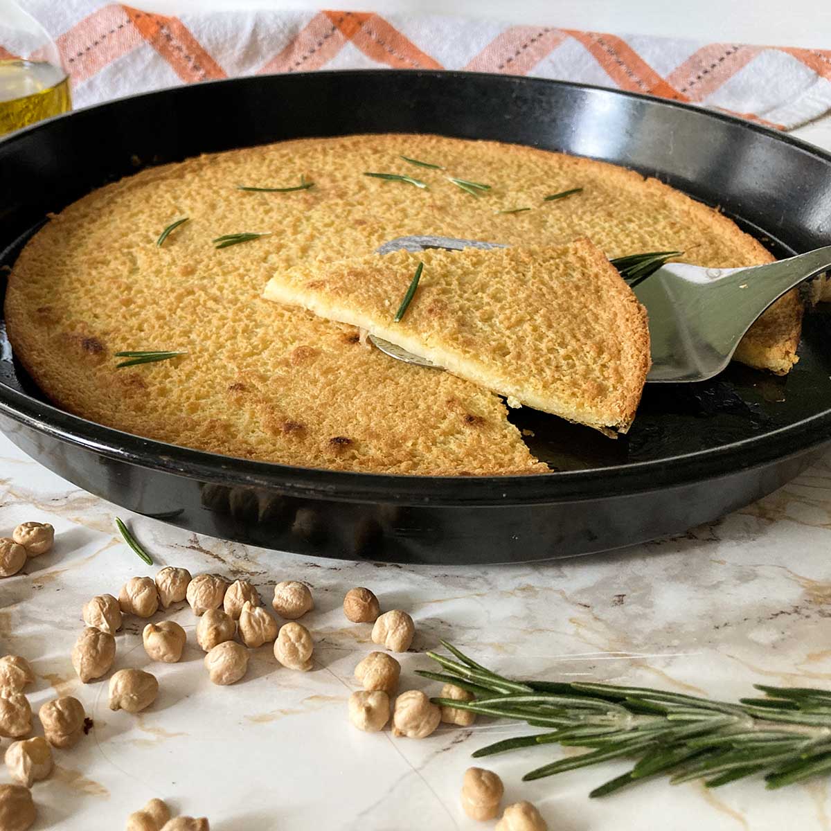 Authentic Farinata Recipe (Italian Chickpea Flatbread) - Recipes from Italy