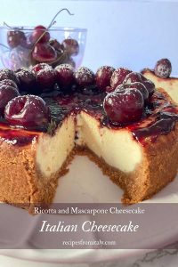 Authentic Italian Cheesecake with Ricotta and Mascarpone - Recipes from ...