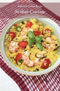 Easy Sicilian Couscous Recipe with Mussels and Clams - Recipes from Italy