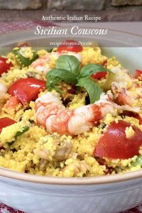 Easy Sicilian Couscous Recipe with Mussels and Clams - Recipes from Italy
