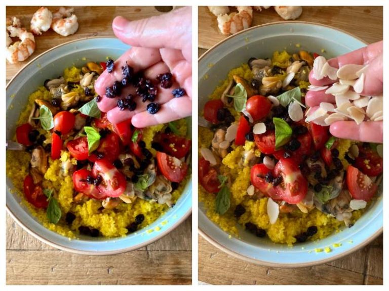 Easy Sicilian Couscous Recipe with Mussels and Clams - Recipes from Italy