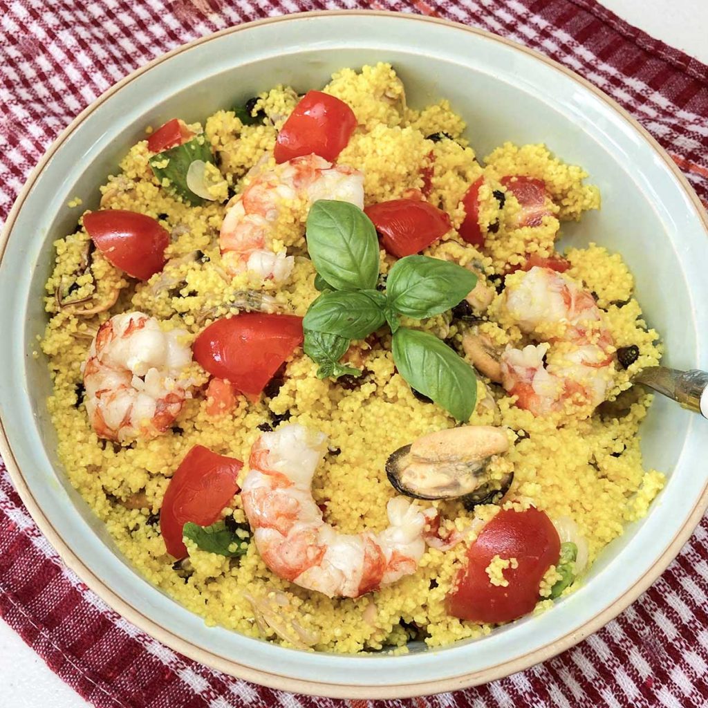 Easy Sicilian Couscous Recipe with Mussels and Clams - Recipes from Italy