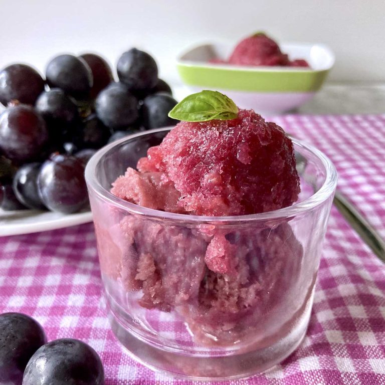 Concord Grape Sorbet (Sorbetto all'Uva Fragola) - Recipes from Italy