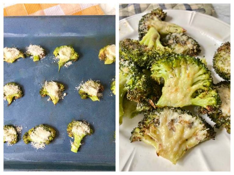Roasted Crispy Broccoli with Parmigiano Reggiano and Garlic - Recipes ...
