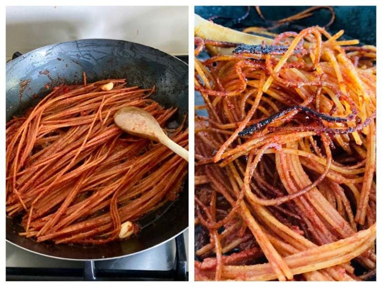 Spaghetti all’Assassina (Crispy Spicy Burnt Pasta from Bari) - Recipes ...