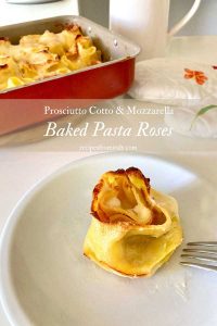 Baked Pasta Roses with Ham and Cheese (Rosette al Forno) - Recipes from ...