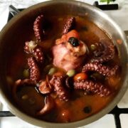 Polpo alla Luciana (Italian Octopus Stew Recipe) - Recipes from Italy