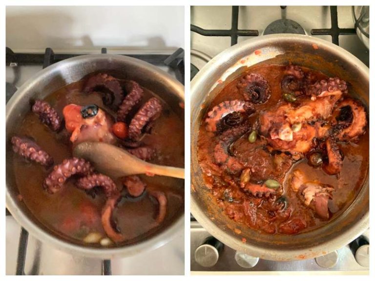 Polpo alla Luciana (Italian Octopus Stew Recipe) - Recipes from Italy