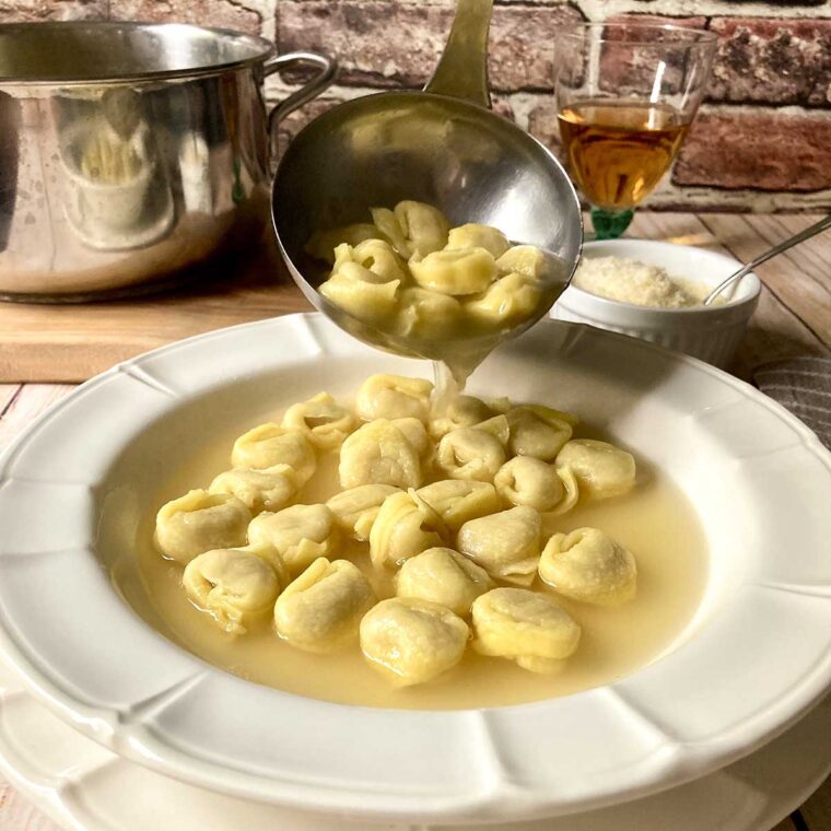Tortellini in Brodo (Italian Recipe from Scratch) - Recipes from Italy