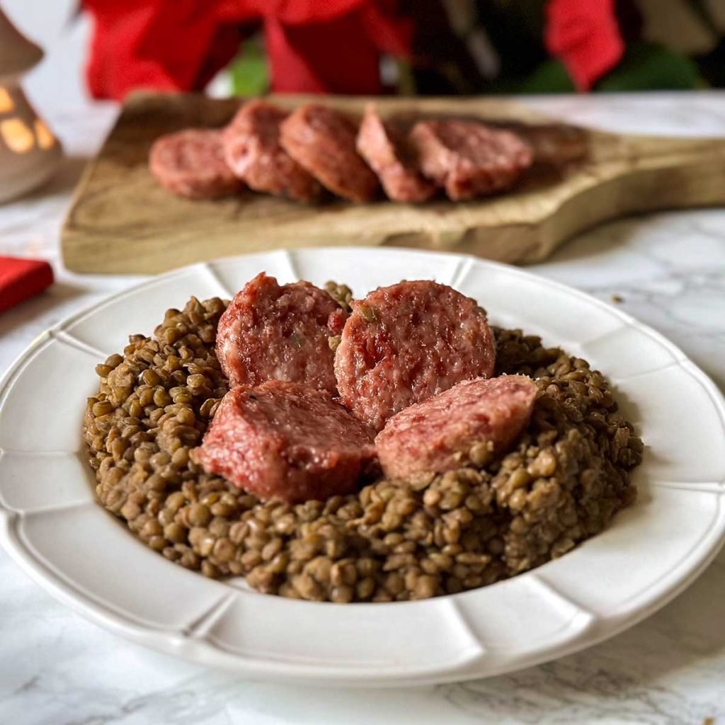 Cotechino with Lentils. The Great Italian New Year's Eve Classic ...