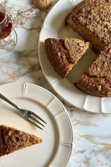 Torta agli Amaretti (Amaretti Cake) - Recipes from Italy