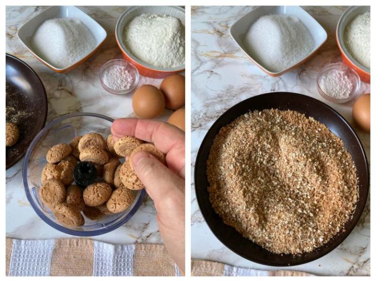 Torta agli Amaretti (Amaretti Cake) - Recipes from Italy
