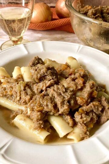 Pasta alla Genovese (Authentic Neapolitan Recipe) - Recipes from Italy