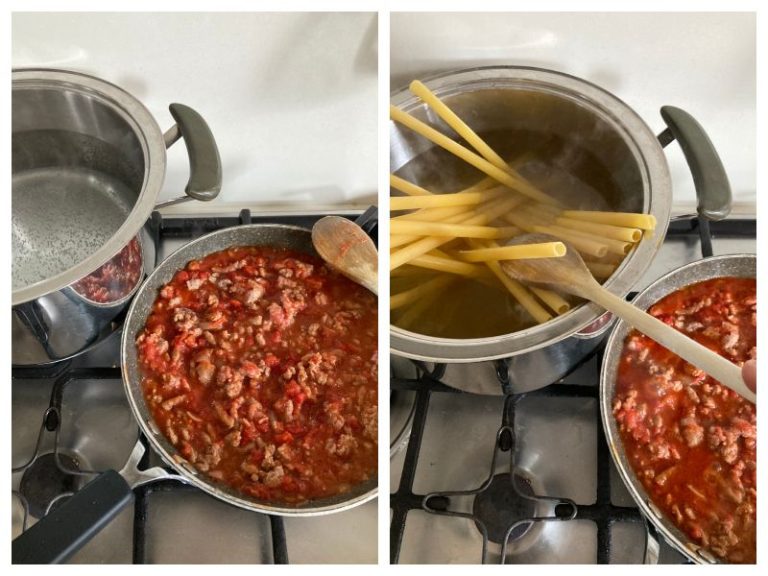 Authentic Baked Ziti with Meat Sauce - Recipes from Italy