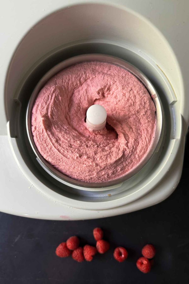 Homemade Creamy Raspberry Gelato Recipe - Recipes from Italy