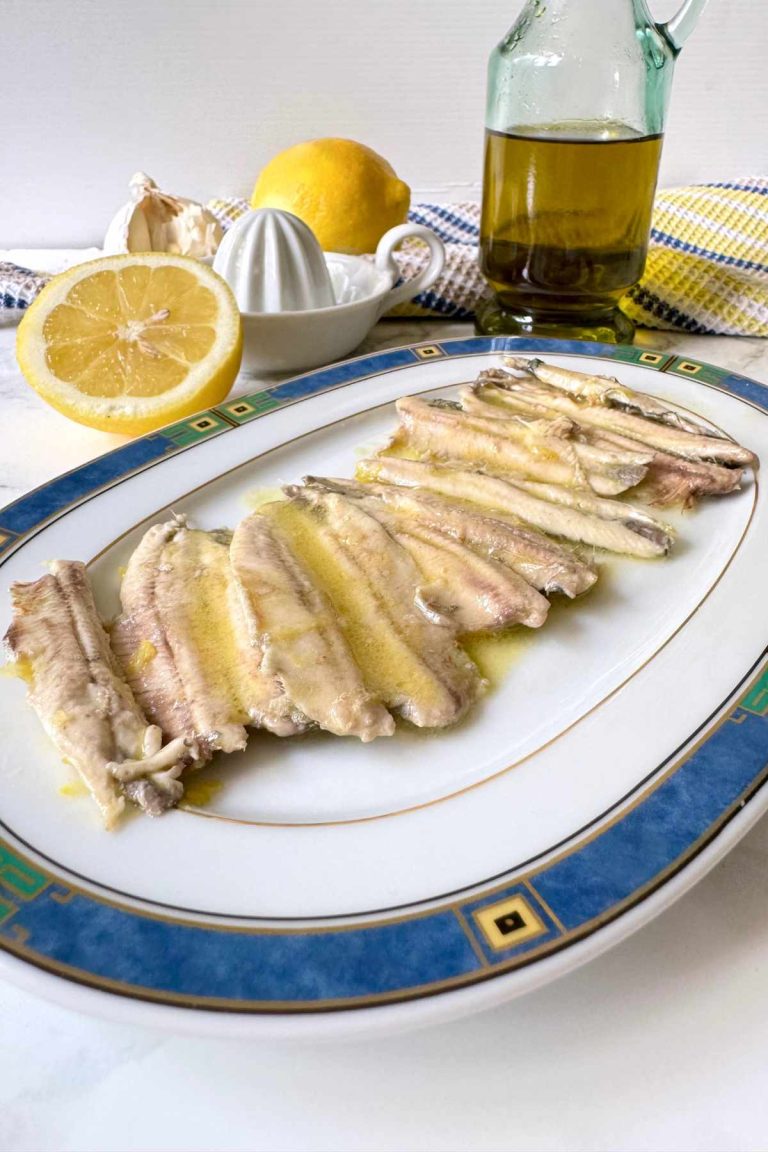 Delicious Anchovies Cooked in Lemon - Recipes from Italy