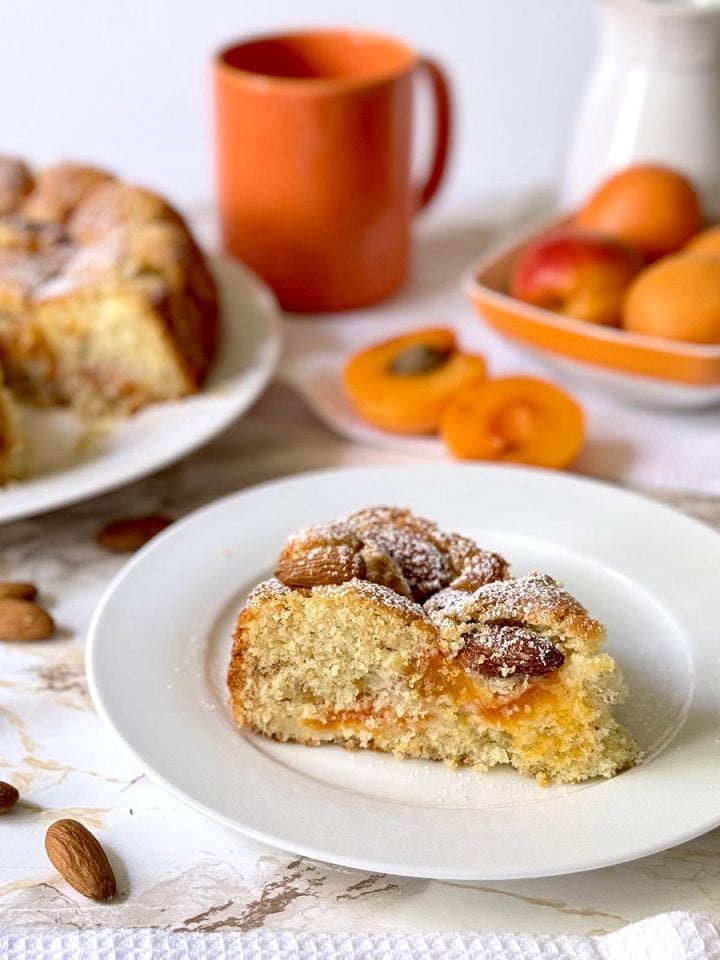 Italian Apricot Cake Recipe with fresh Apricots - Recipes from Italy