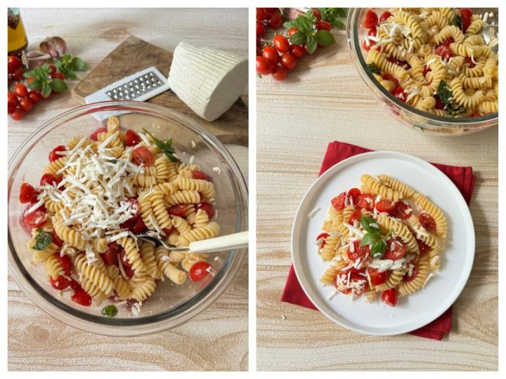 Pasta alla Crudaiola (Fresh Tomato Basil Pasta) - Recipes from Italy