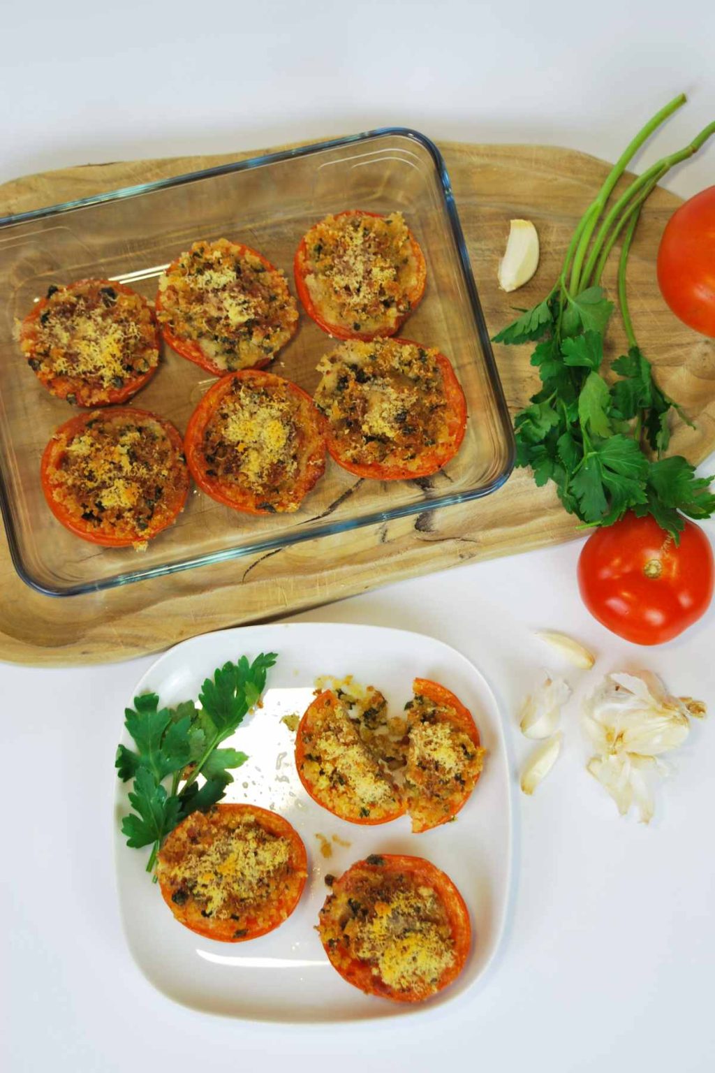Romagna-style Tomato Gratin Recipe - Recipes from Italy