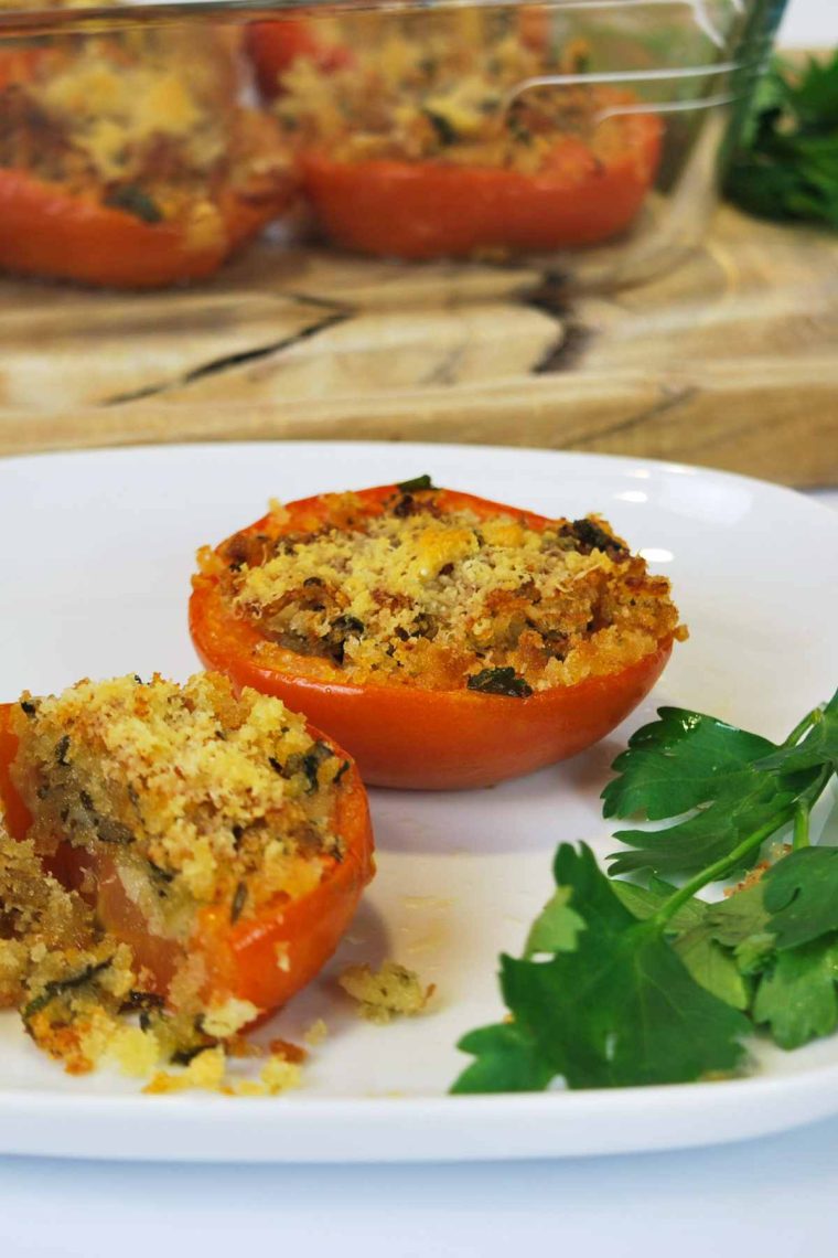 Romagna-style Tomato Gratin Recipe - Recipes from Italy