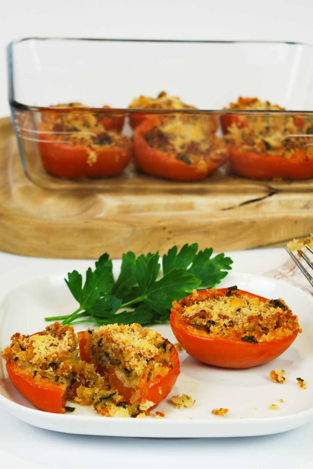 Romagna-style Tomato Gratin Recipe - Recipes from Italy